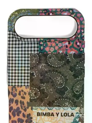 Bimba Y Lola Patchwork-print Cord-strap Phone Case