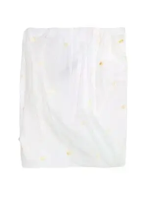 Bimba Y Lola Ruched Strapless Top - White