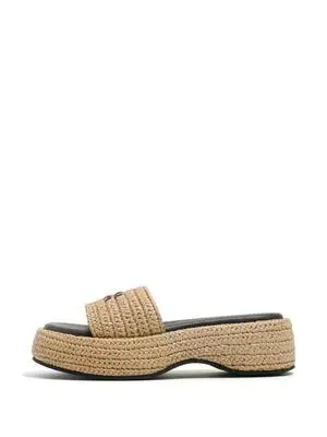 Bimba Y Lola Woven Platform Sandals
