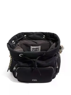 Bimba Y Lola Buckle-strap Drawstring Backpack