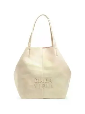 Bimba Y Lola Embossed Logo Shoulder Bag