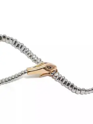 Bimba Y Lola Snake-head Beaded Necklace