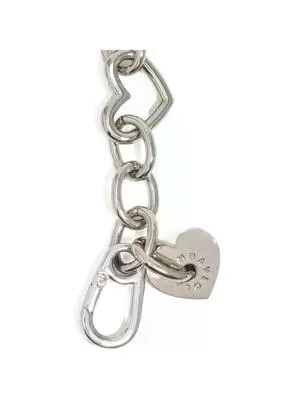 Bimba Y Lola Heart Link Chain Necklace - Silver