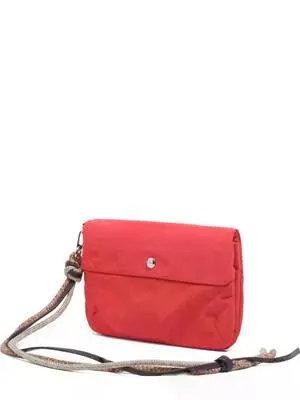 Bimba Y Lola Large Braided-strap Wallet - Red