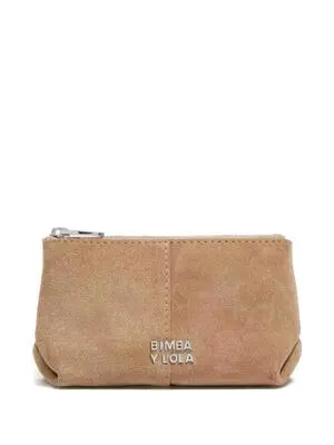 Bimba Y Lola Logo-plaque Coin-purse - Neutrals