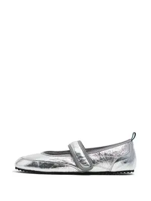 Bimba Y Lola Metallic Effect Ballet Flats