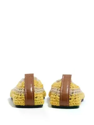 Bimba Y Lola Crochet Knit Ballet Flats