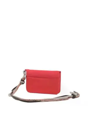Bimba Y Lola Logo-plaque Braided-strap Wallet