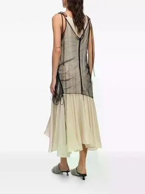 Bimba Y Lola Gathered Midi Dress