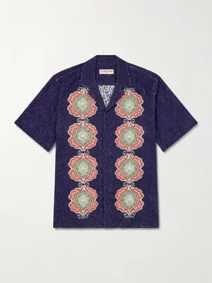 Orlebar Brown Camp Collar Shirts For Men
