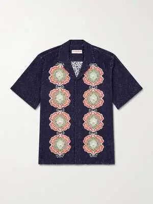 Orlebar Brown Broderie Anglaise Cotton Shirt