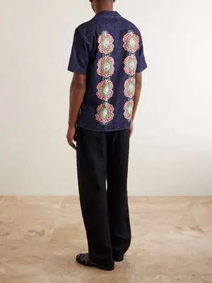 Orlebar Brown Broderie Anglaise Cotton Shirt