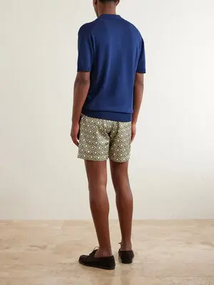 GOD'S TRUE CASHMERE Lightning Checked Cashmere Shirt - Blue