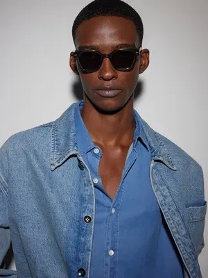 AHLEM Saint Georges D-frame Sunglasses - Green