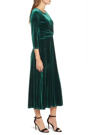 Chaus Velvet Midi Dress