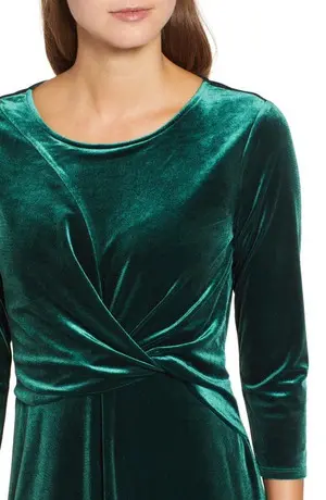 Chaus Velvet Midi Dress