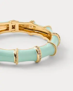 Lilly Pulitzer® Enamel Hinged Bracelet With Sun Shell And Stone Details
