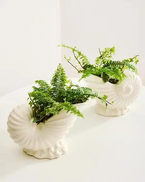 Lilly Pulitzer® Ceramic Nautilus Shell Planter