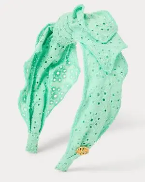 Lilly Pulitzer® Knotted Eyelet Headband - Mint Condition
