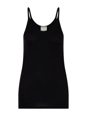 Calvin Klein Alicia Cotton-blend Jersey Tank Top - Black