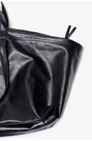 Mnml Faux Leather Weekend Bag