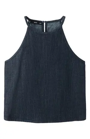 Mango Sleeveless Denim Top