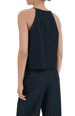 Mango Sleeveless Denim Top