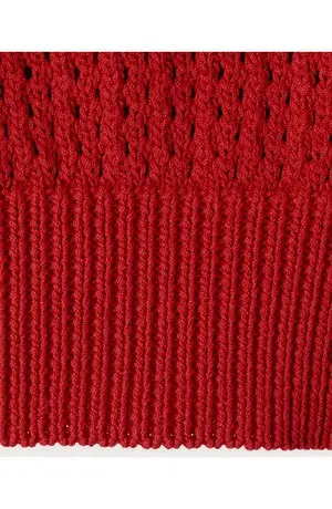 Mango One-shoulder Open Stitch Sweater