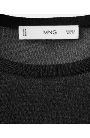 Mango Polka Dot Fine Knit Sweater