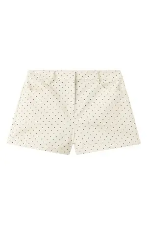 Mango Polka Dot Cotton Shorts