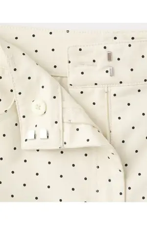 Mango Polka Dot Cotton Shorts