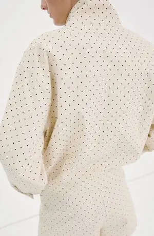 Mango Polka Dot Cotton Shorts