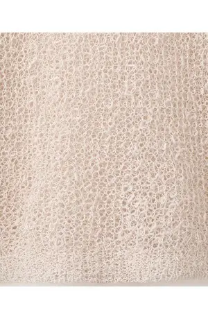 Mango Sheer Open Knit Long Sleeve Sweater
