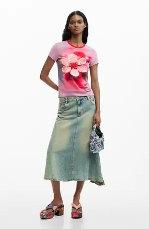 Desigual Floral Graphic T-shirt