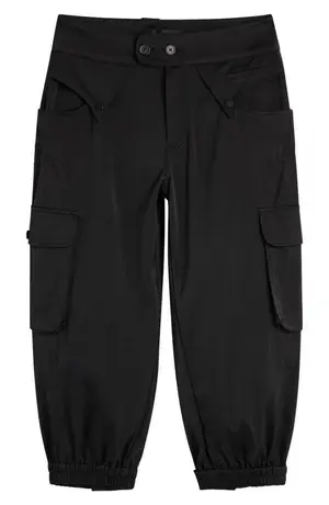 Desigual Cropped Cargo Pants With Adjustable Cuffs