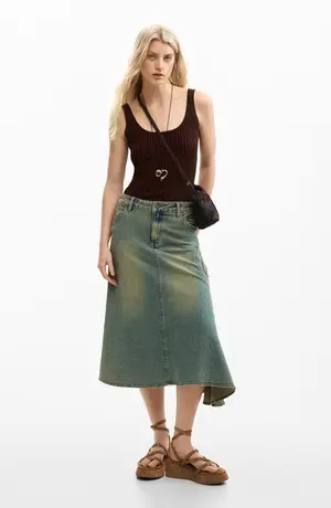 Desigual Ribbed Tank Top