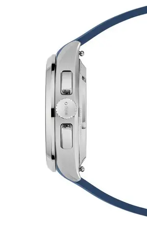 MIDO Multifort Skeleton Chronograph Automatic Stainless Steel And Rubber Strap Watch - Blue