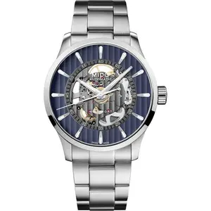 MIDO Multifort Skeleton Vertigo Automatic Bracelet Watch - Blue