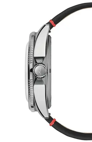 MIDO Ocean Star Worldtimer Automatic Leather Strap Watch