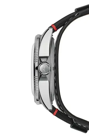 MIDO Ocean Star Worldtimer Automatic Leather Strap Watch