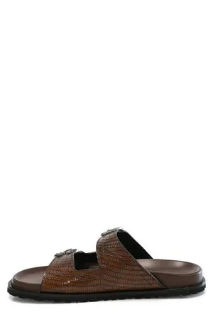 Roberto Cavalli Double Strap Slide Sandals