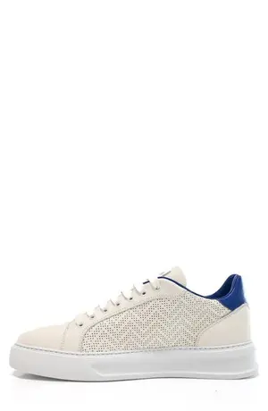 Roberto Cavalli Low Top Perforated Leather Sneakers
