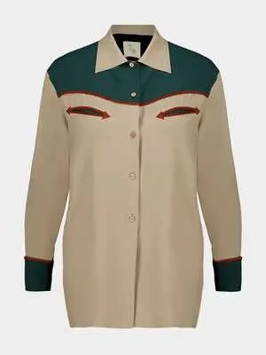 PAULA Narcisa Embroidered Cowboy Shirt