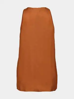 PAULA Nama Serena Cinnamon Stick Silk Tank Top - Orange