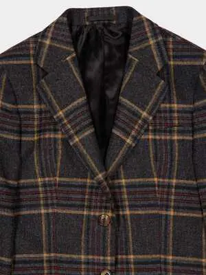 PAULA Check Houndstooth Blazer