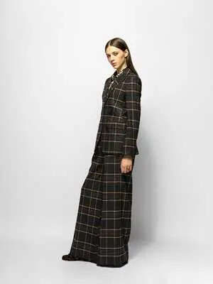 PAULA Check Houndstooth Blazer