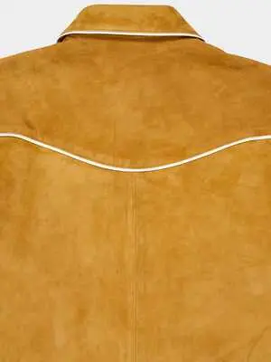 PAULA Narcisa Golden Suede Embroidered Cowboy Shirt