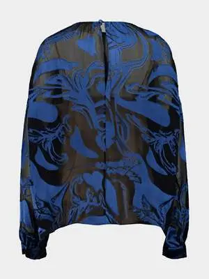 PAULA Liatris Devoré Blouse