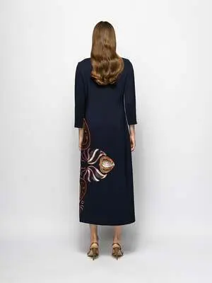 PAULA Name Bellona Sequin Embroidered Long Dress