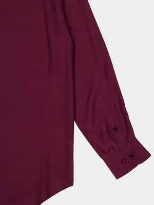 PAULA Name' Amethyst Winetasting Silk Shirt